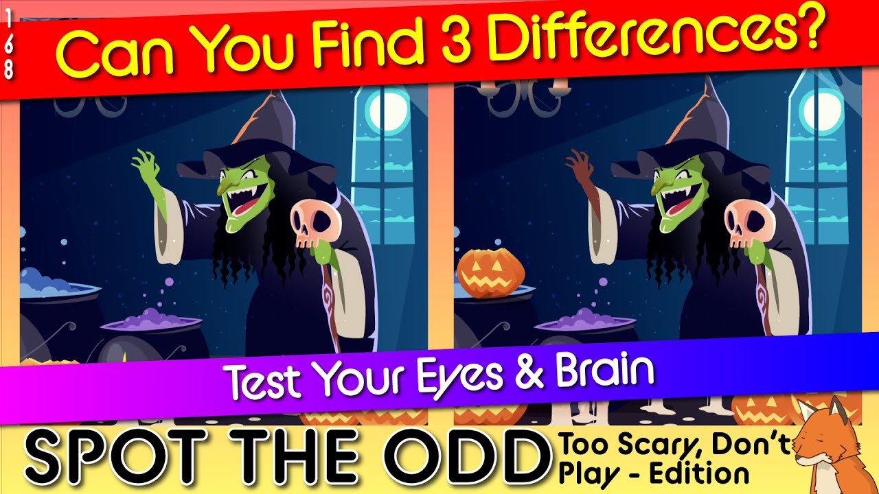 Brain break - Dare to Play? Game 168 | find 3 differences | How good ...