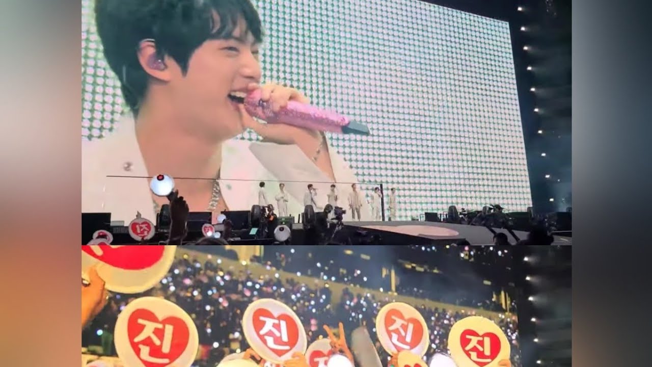 211202 ( Opening ment ~ with Jin signs) fancam BTS 방탄소년단 PTD on Stage ...