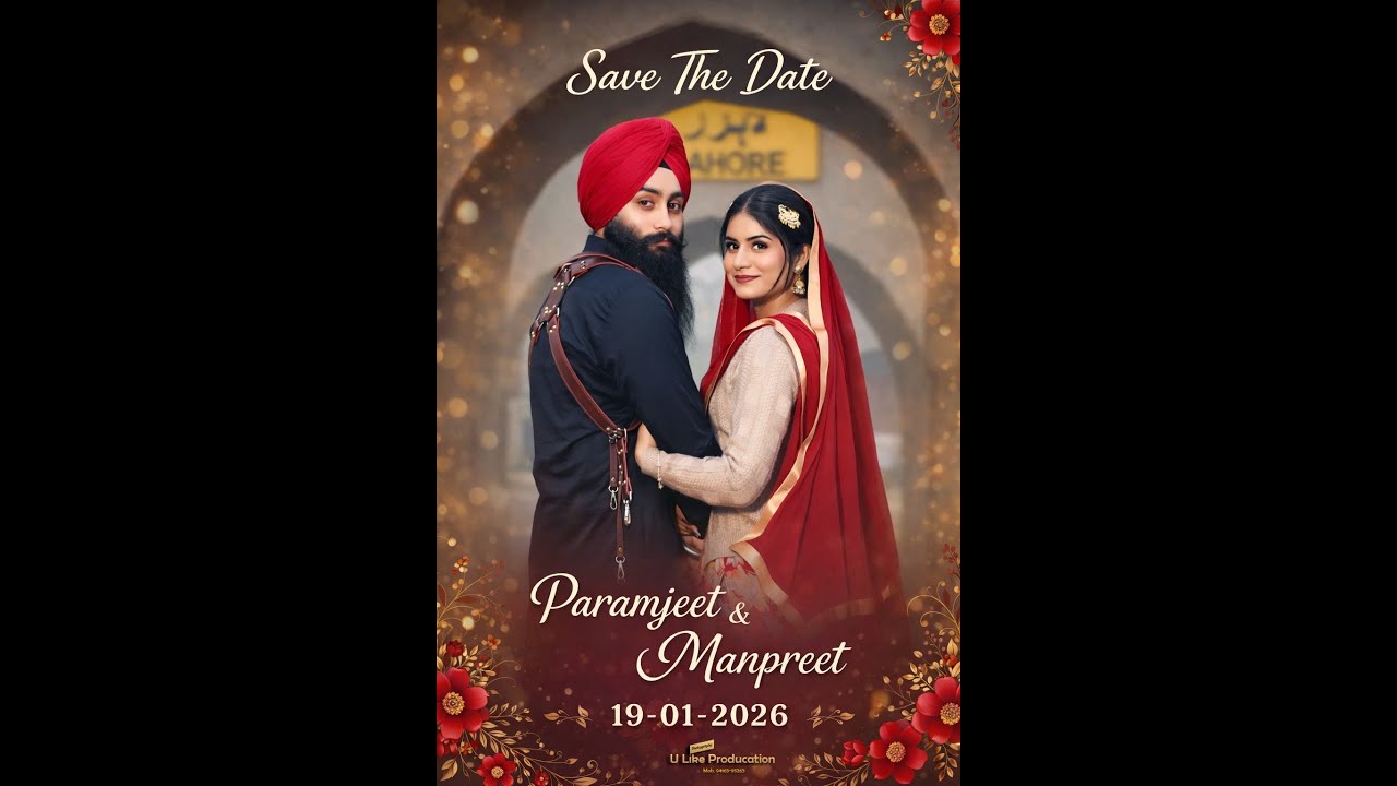🔴 Paramjeet weds Manpreet | Streaming by:- U Like Studio 9416395263 ...