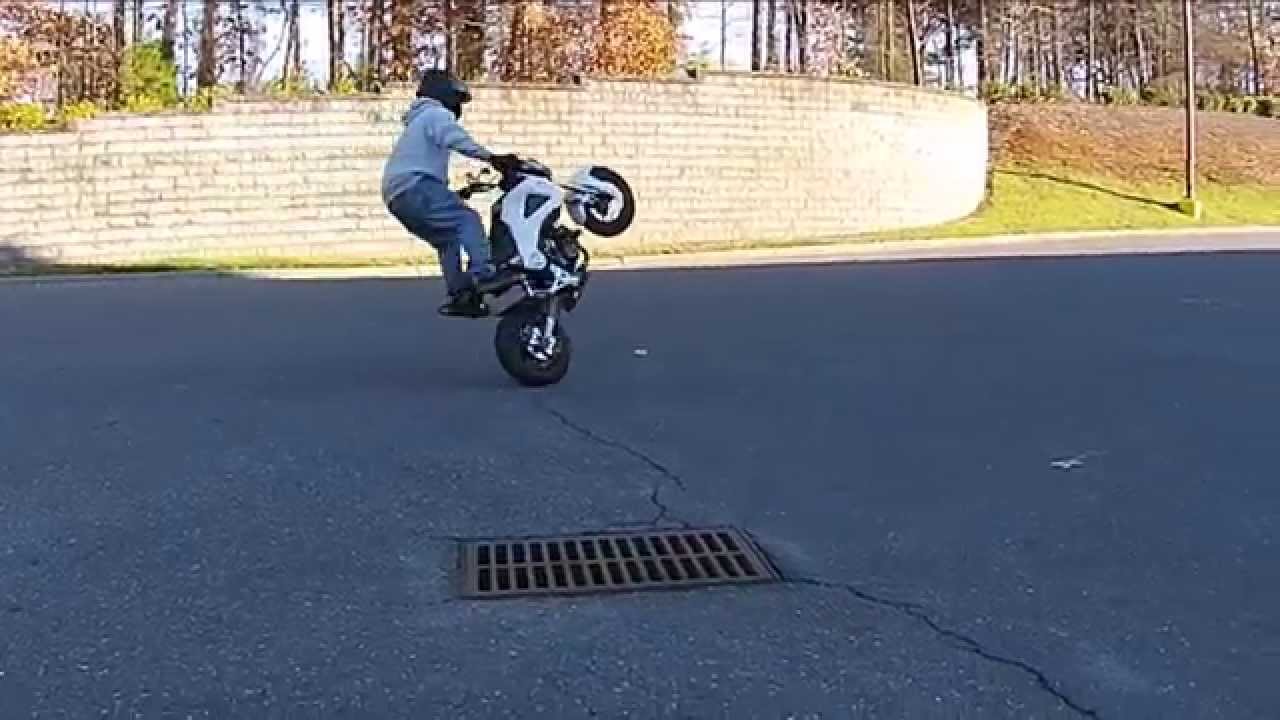 Honda Grom Wheelies and Stunts - YouTube