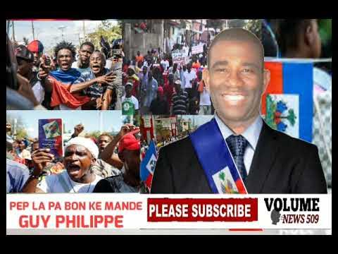 AYISYEN NAN SENDOMENG AP MANIFESTE POU GUY PHILIPPE MESYE NOU GEN KÈ OH JOU NOU VIV ANSANM NAP ...