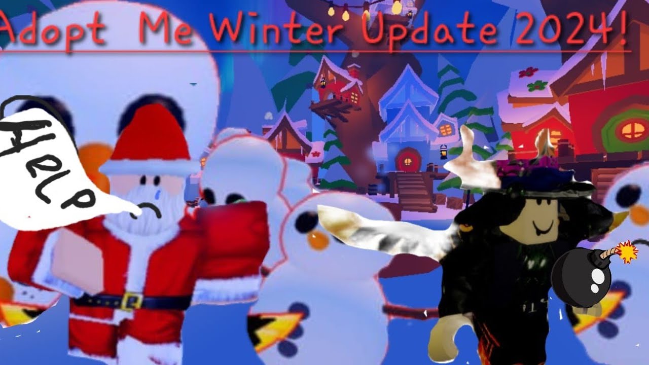 Helping my little sisters protect Santa Claus! l Roblox Adopt Me! - YouTube