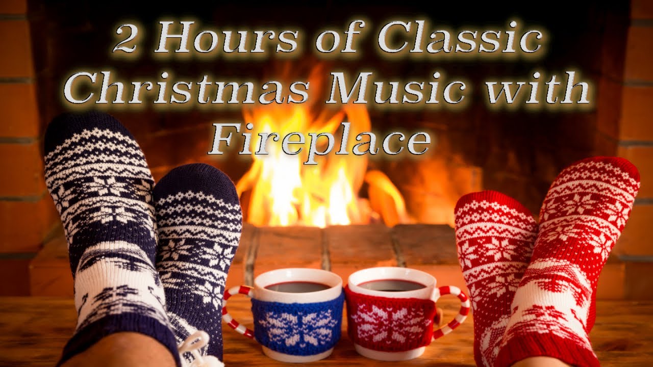 2 Hours of Classic Christmas Music with Fireplace [Istanti Classics] #Christmasmusic #Christmas ...