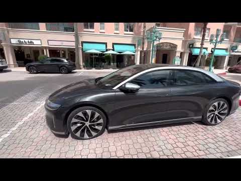 [EV Cars] A Lucid Air Grand Touring, Walk around
