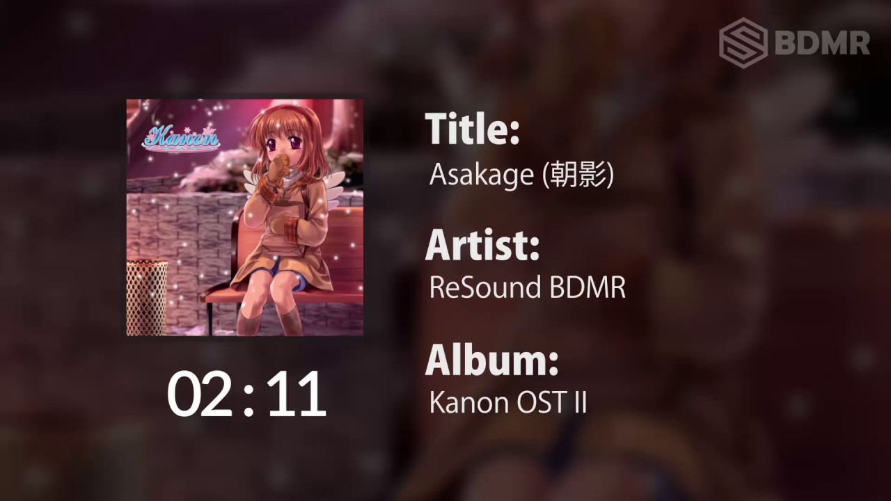 [Kanon OST II] 008. Asakage - YouTube