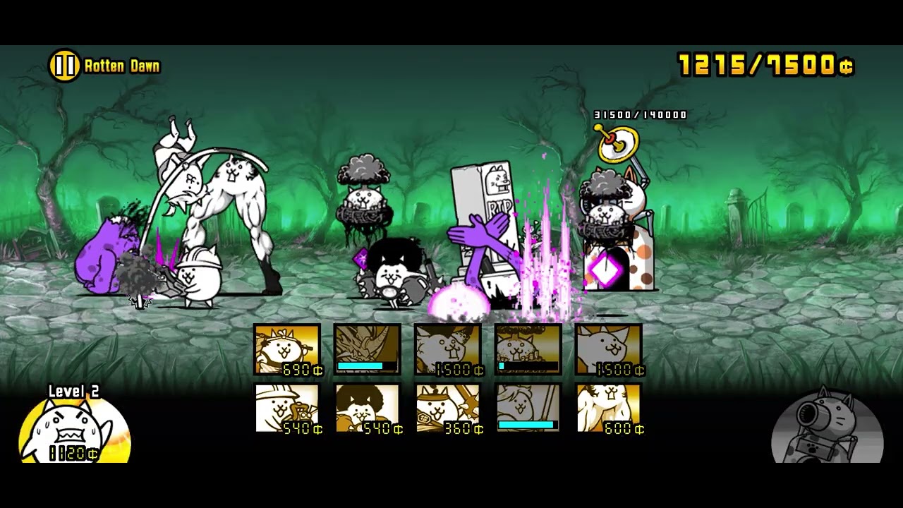 The Battle Cats - Rotten Dawn - Island of Hidden Treasure Stage - YouTube