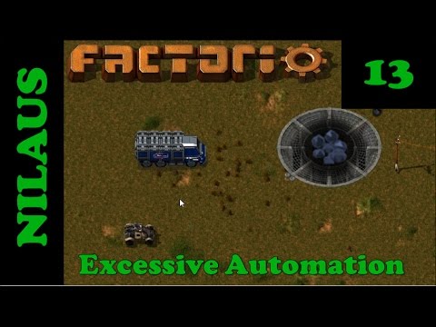 Factorio S8E13 - First fully autonomous Haulage Truck - YouTube
