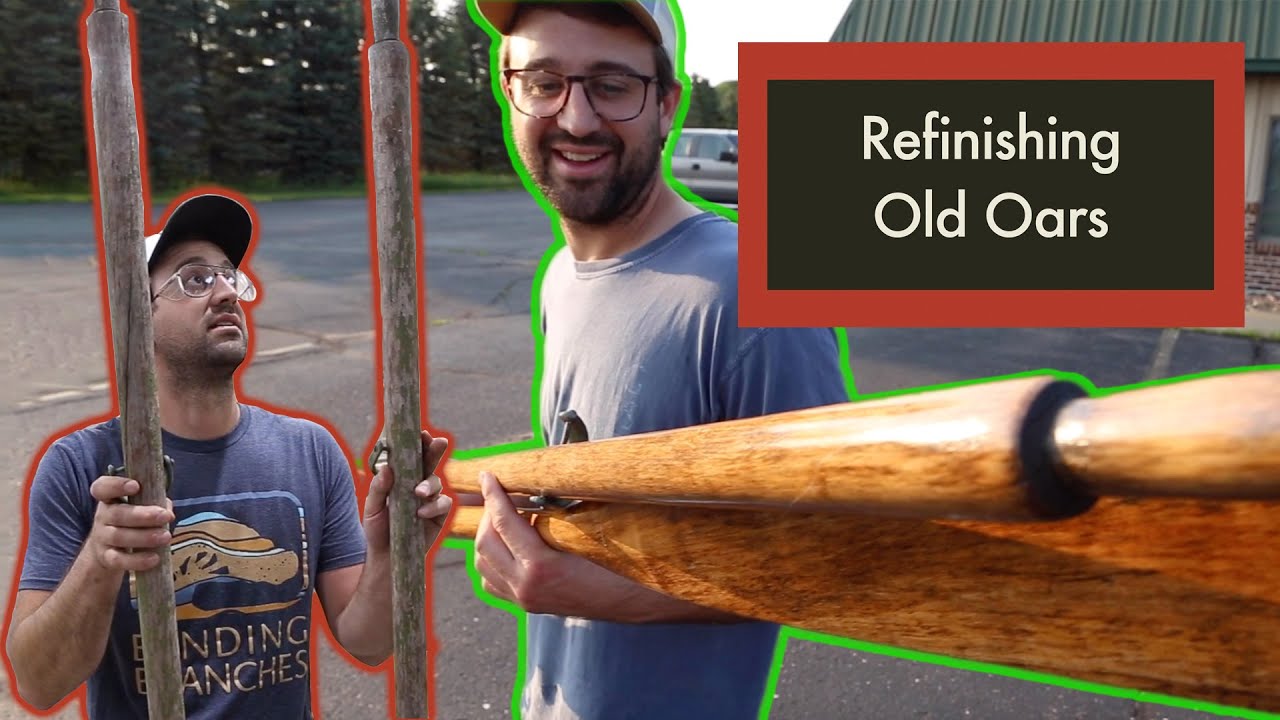 Restoring Jon Boat oars and making them new again - Boat Prep part 3 ...