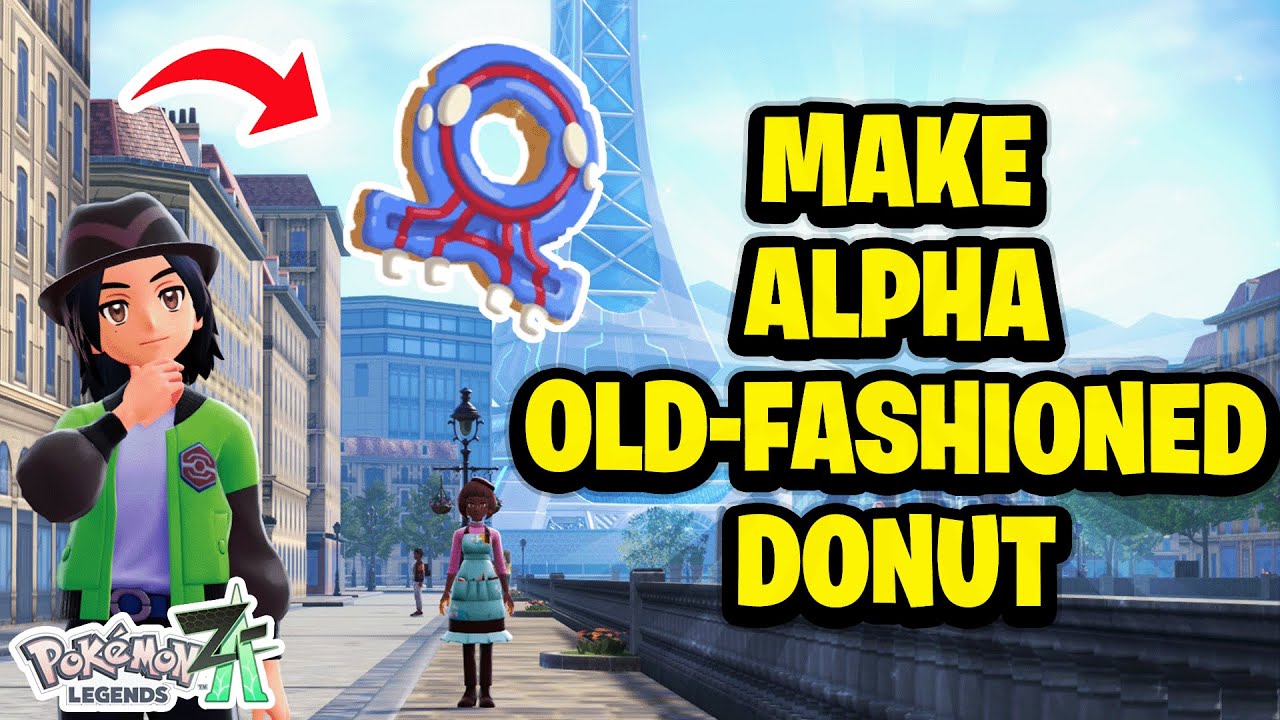 How to make Alpha Old-Fashioned Donut in Pokémon Legends Z-A Mega ...