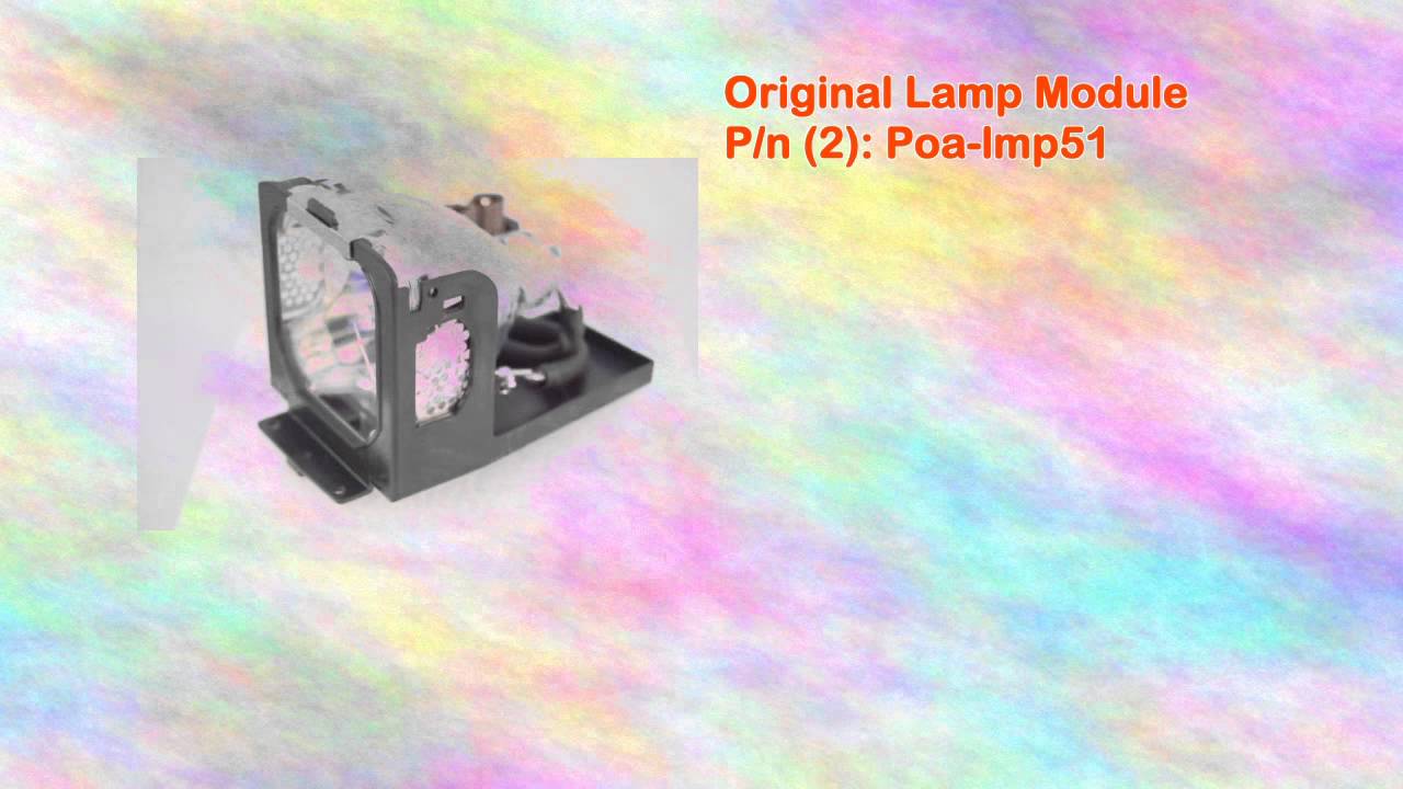Fusion lamp module for Eiki 6103007267 Poalmp51 Replacement - YouTube