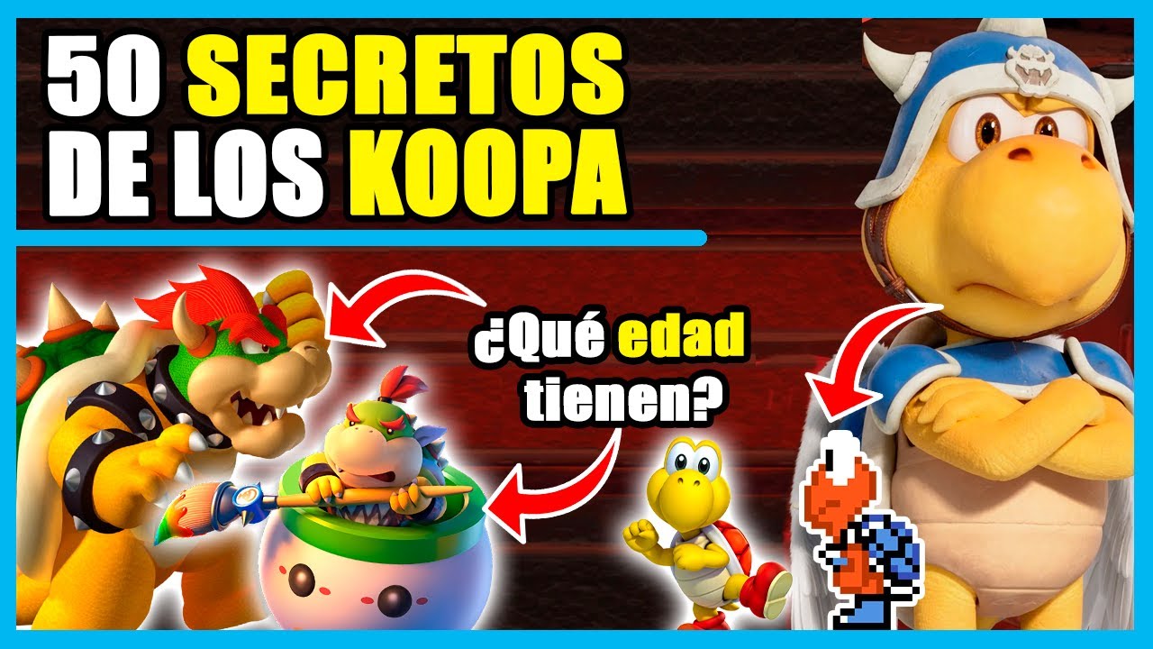 50 COSAS de los KOOPA que QUIZÁS NO SABÍAS | N Deluxe - YouTube