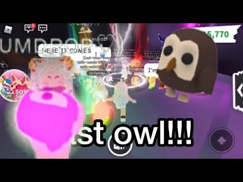Making A MEGA NEON OWL!!! Adopt Me Roblox - YouTube