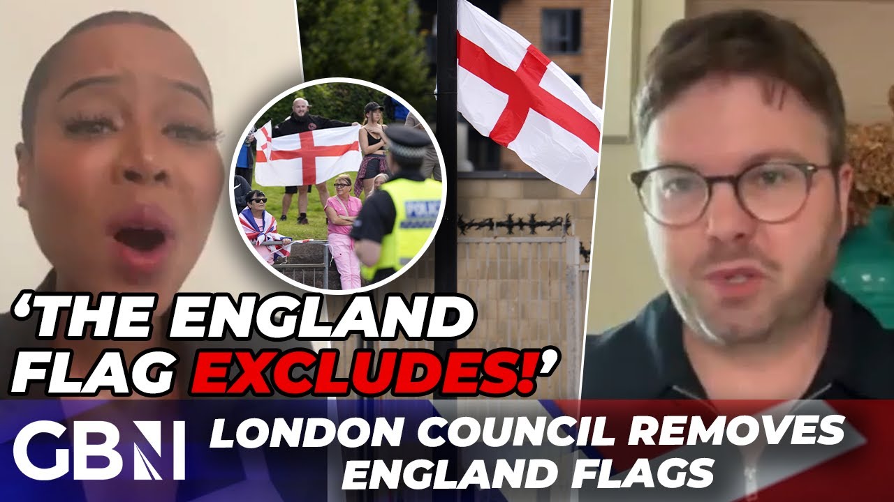 'England's flag is NOT divisive!' | FIERY clash as London council tears ...