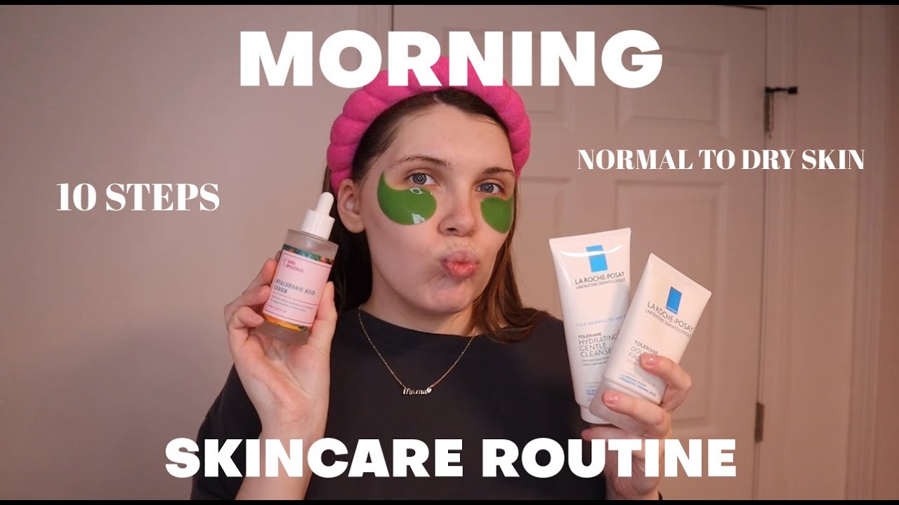 MY *UPDATED* 10 STEP MORNING SKINCARE ROUTINE - YouTube