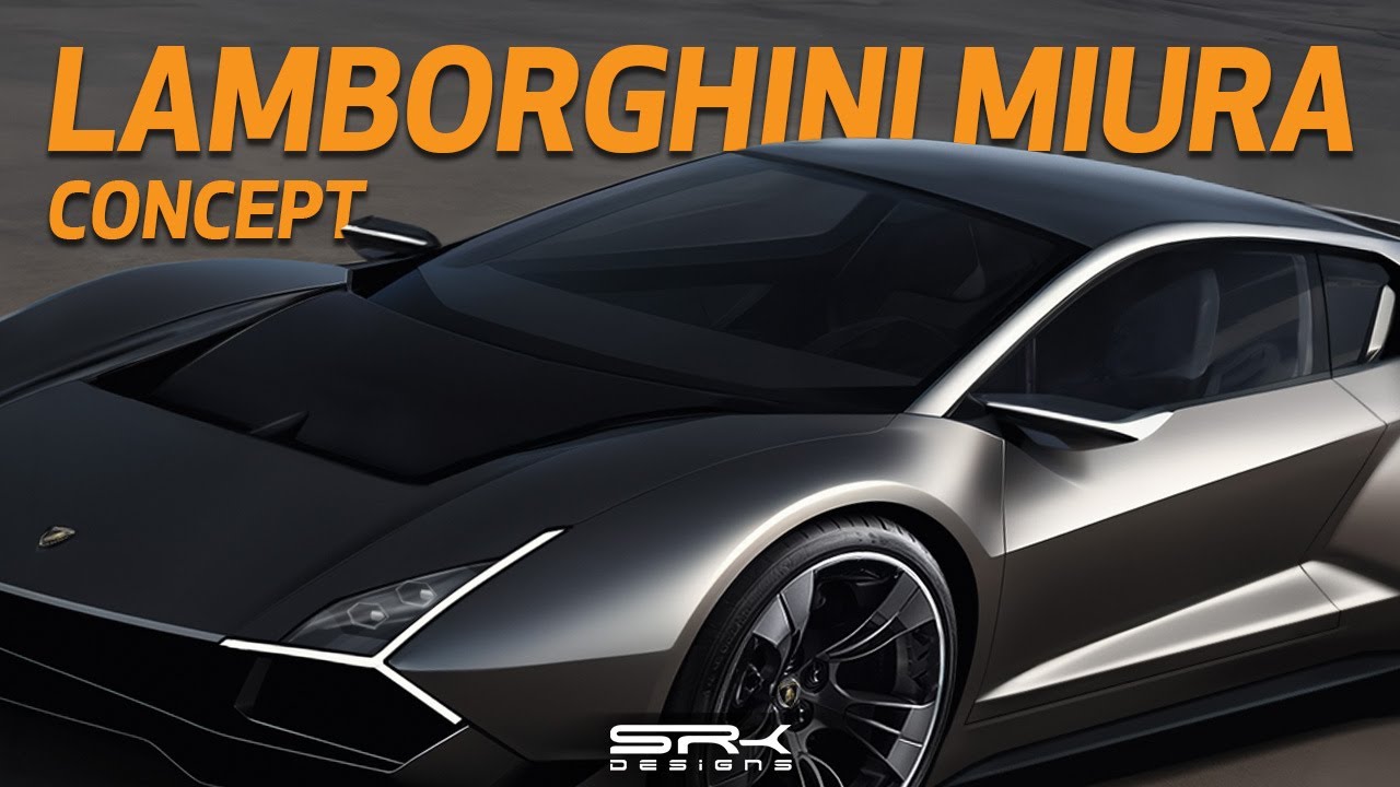 Lamborghini Muira concept car - Automotive Design Render | SRK Designs ...