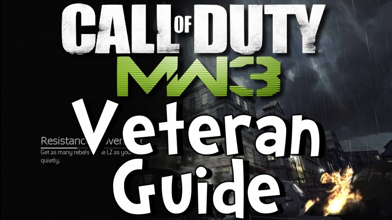 MW3 Spec Ops - " Resistance Movement " Veteran Guide - YouTube