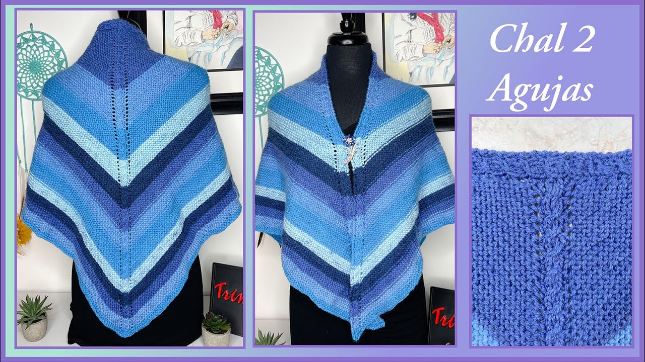 🥰CHAL en DOS AGUJAS( Palillos) NOVEDOSA forma de INICIARLO 😉 # 3 - YouTube