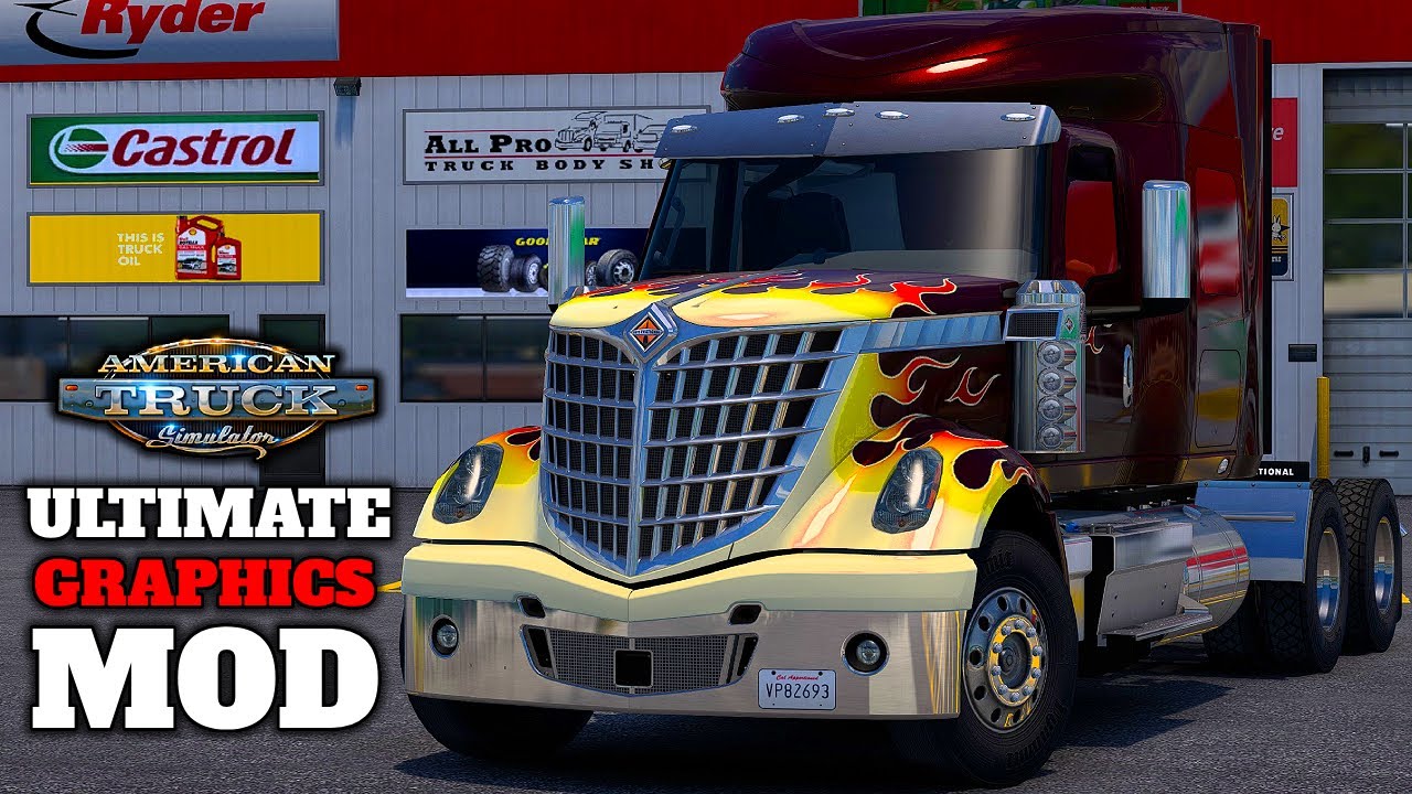 The ULTIMATE Graphics Mod for American Truck Simulator! - YouTube
