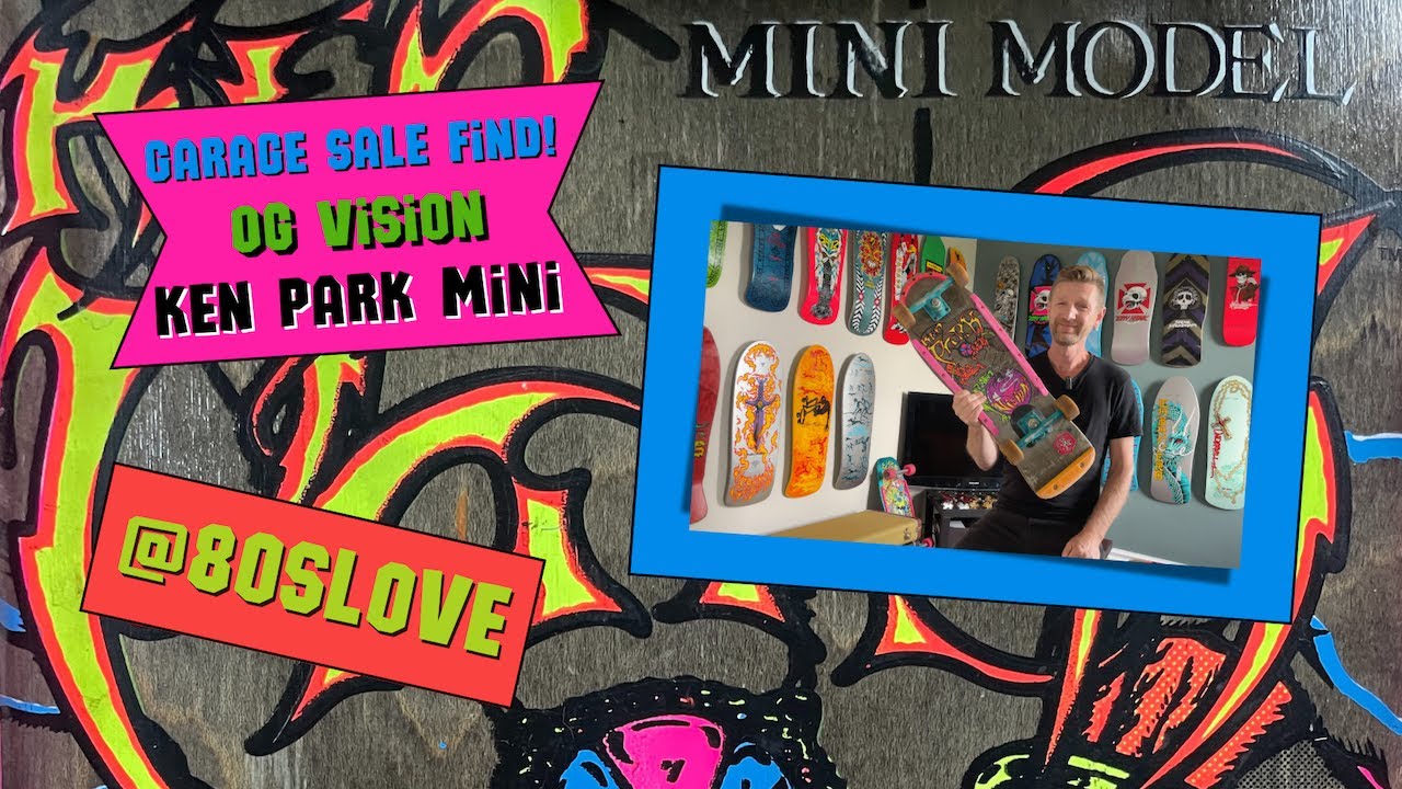 Crazy Garage Sale Find - OG Vision Ken Park Skateboard #skateboard #og ...