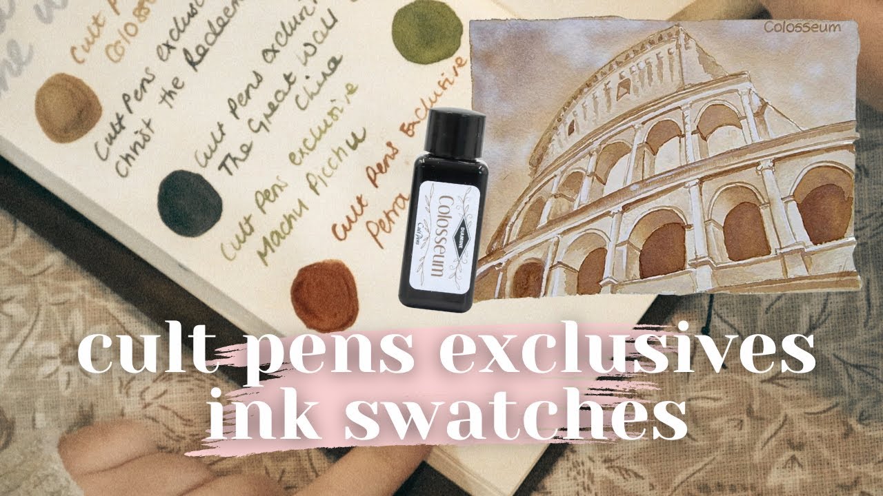 NEW INK DAY! Diamine X Cult Pens Exclusive Inks | MeltingPotPaper - YouTube