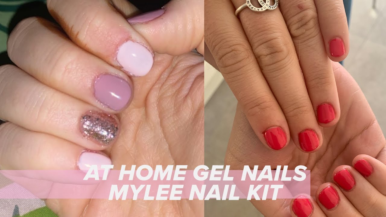 GEL NAILS AT HOME IN LOCKDOWN ! - YouTube