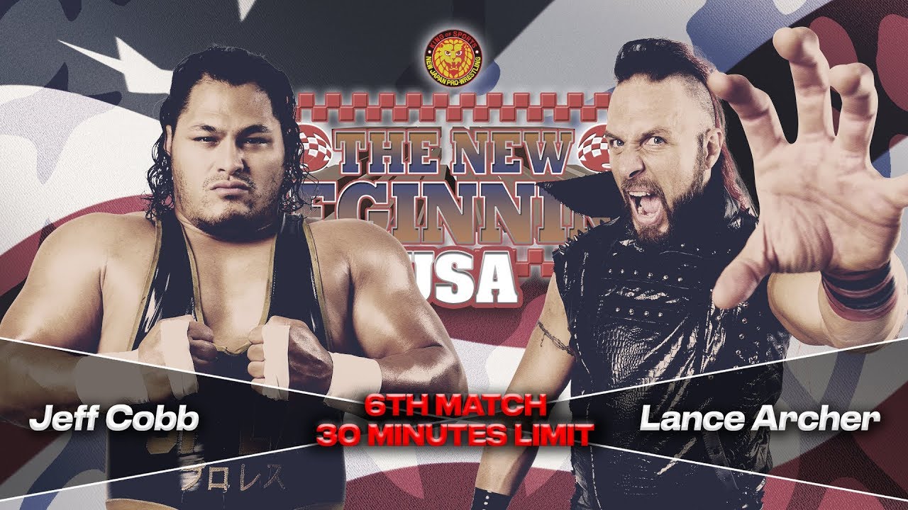 FREE MATCH Jeff Cobb vs Lance Archer The New Beginning USA 2020 - YouTube