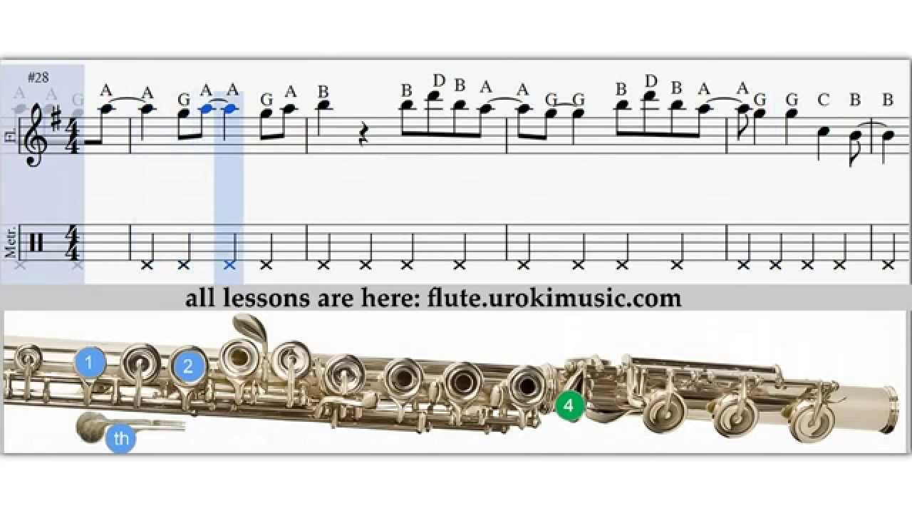 Conchita Wurst - Up For Air - How To Play Western concert flute - Sheet ...