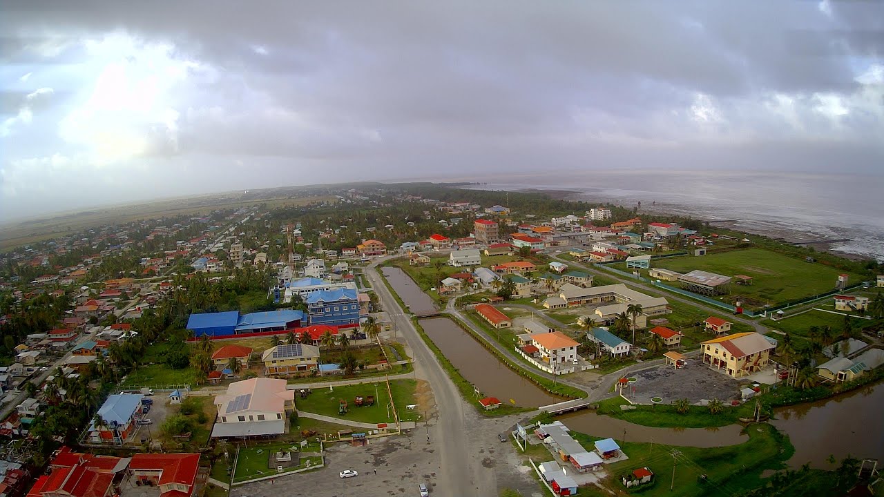 GUYANA: ANNA REGINA TOWN ON THE ESSEQUIBO COAST (AERIAL VIEW) - YouTube