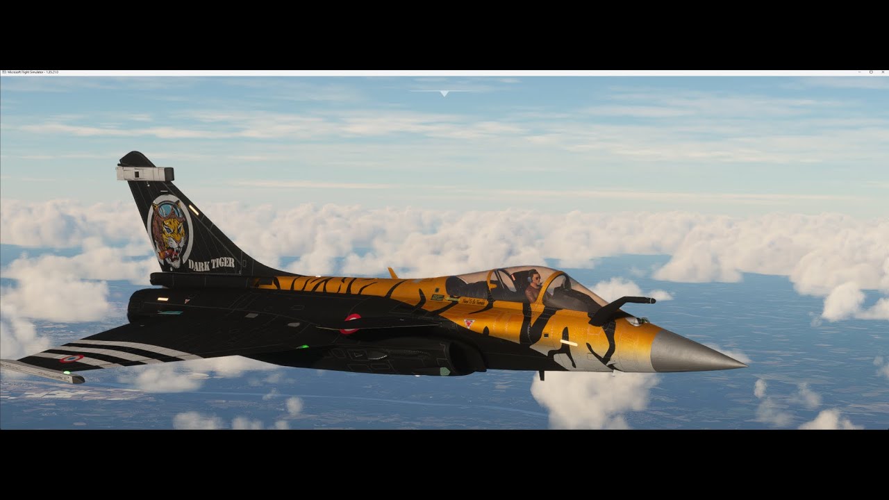 Piloter un Rafale dans Microsoft Flight Simulator - YouTube
