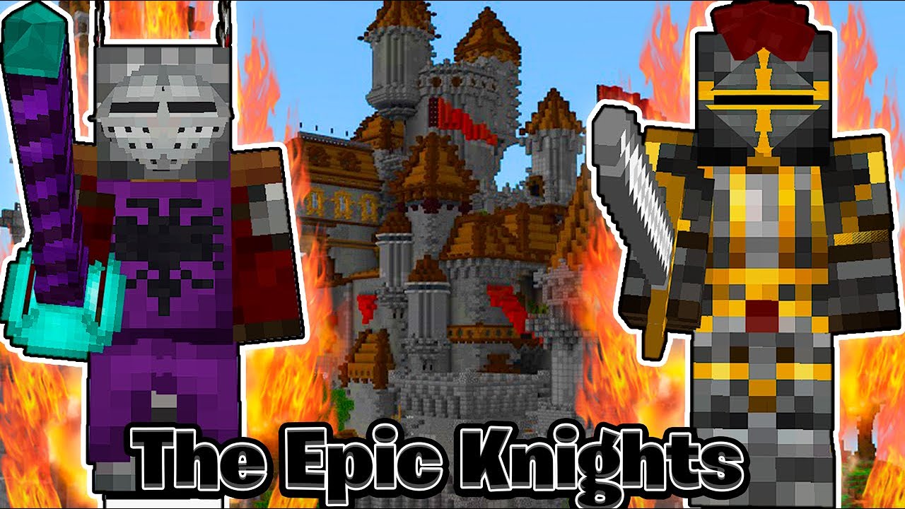 NOVA!! ADDON The Epic Knights (IGUAL MOD DE PC )COM ARMADURA E ESPADA E ARMAS PARA MINECRAFT PE ...