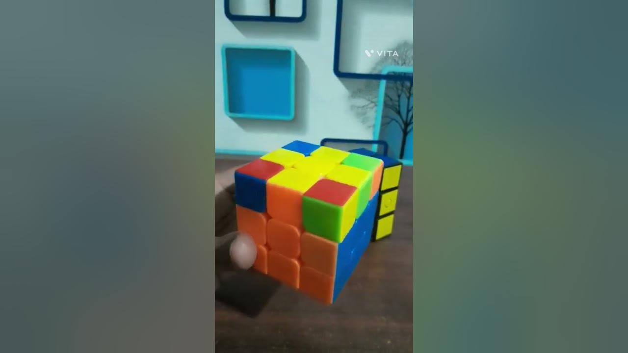 how to solve 3rd layer of Rubik's Cube (part1) - YouTube