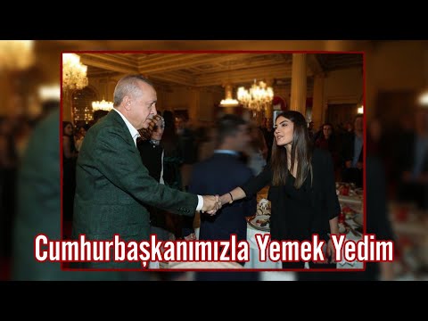 CUMHURBAŞKANIMIZ RECEP TAYYİP ERDOĞAN’LA YEMEK YEDİM.O GÜN NELER YAŞADIM😄