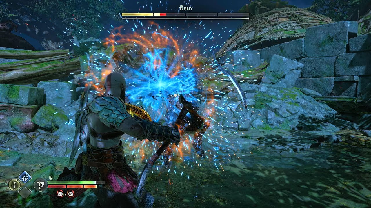 God of War Ragnarok - Mini Boss: Fiske (GMGOW) - YouTube