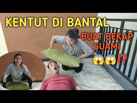 SUAMI DI BEKAP BANTAL KENTUT - SUAMI ISTRI KOCAK - YouTube