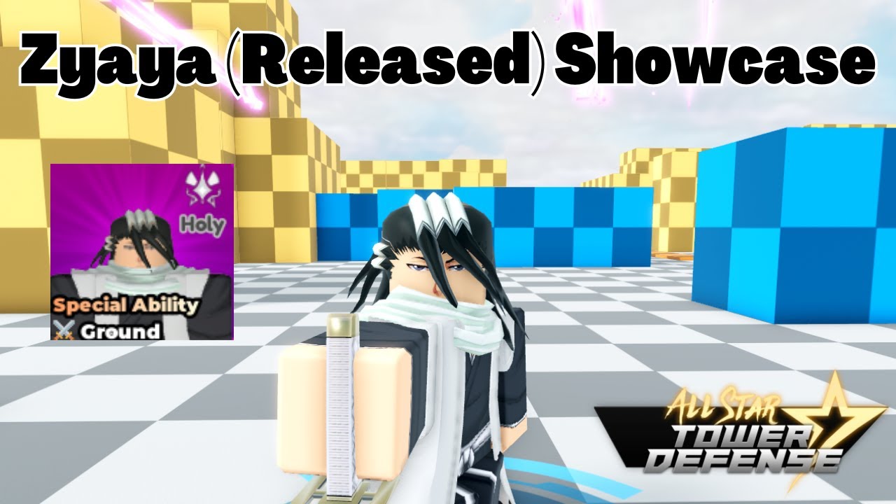 Zyaya (Released) Showcase (Byakuya Bleach TYBW) All Star Tower Defense ...