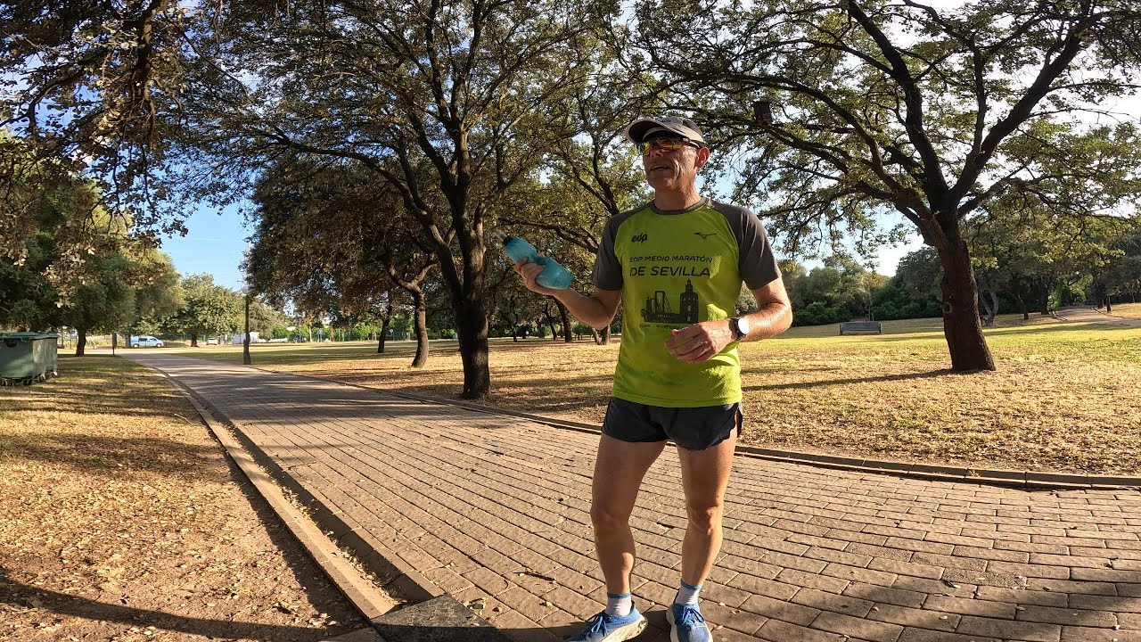 10k Trote suave buscando la sombra. Entrenar con cabeza y animando a ...