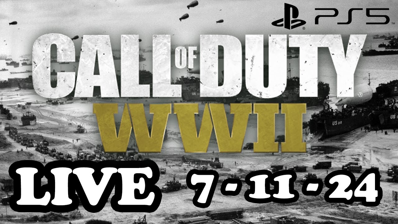 Let's Play World War II COD Multiplayer! - Call of Duty WWII Live PS5 ...