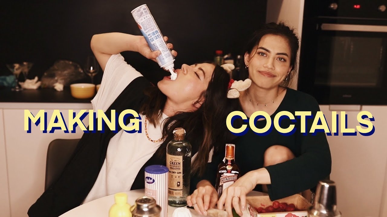 KITCHEN EPISODE | Making Cocktails with my Sister | Games | Our Red ...