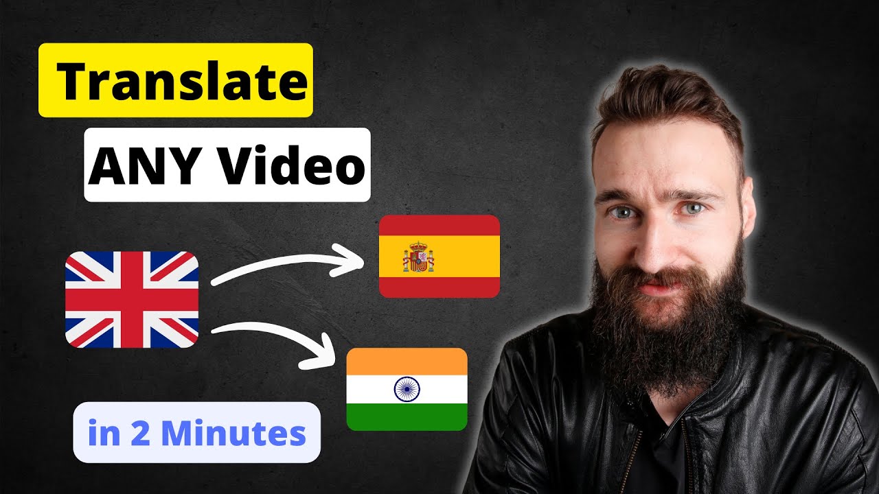 How to Translate Video into ANY Language with AI (for free) - YouTube