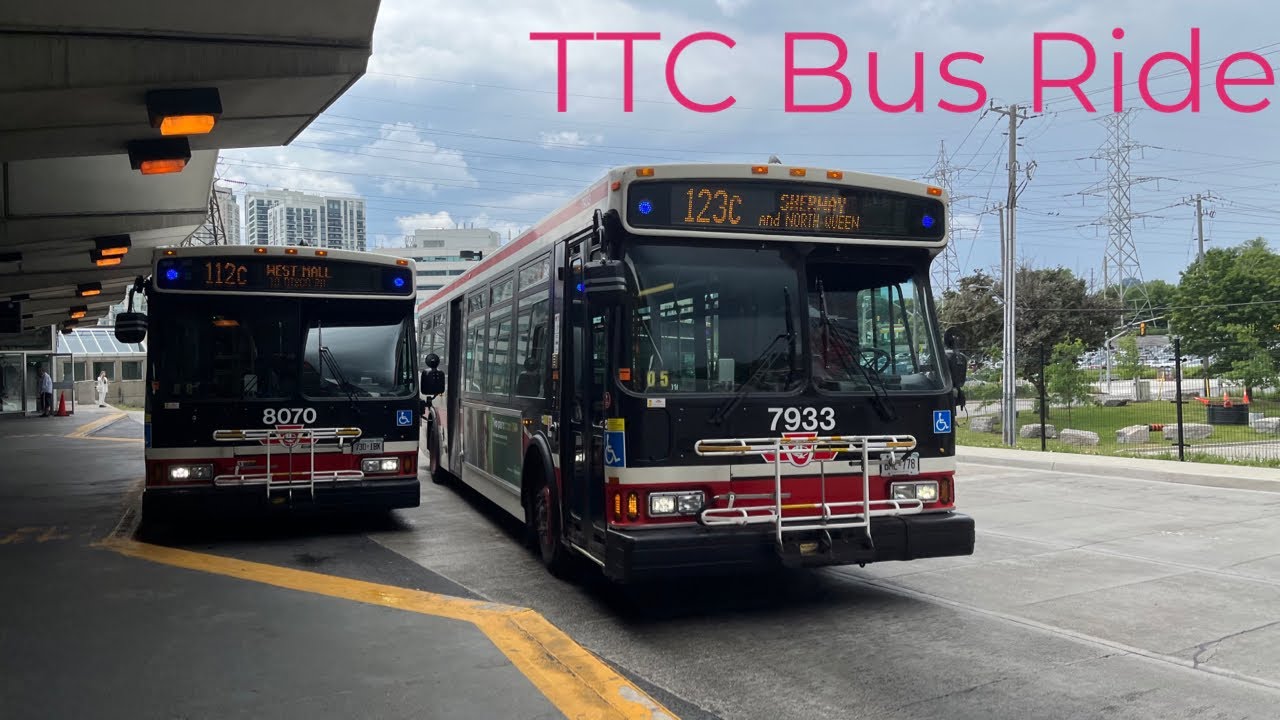 Toronto TTC 123C Sherway Bus Ride - Full Route Southbound 6/14/2023 ...