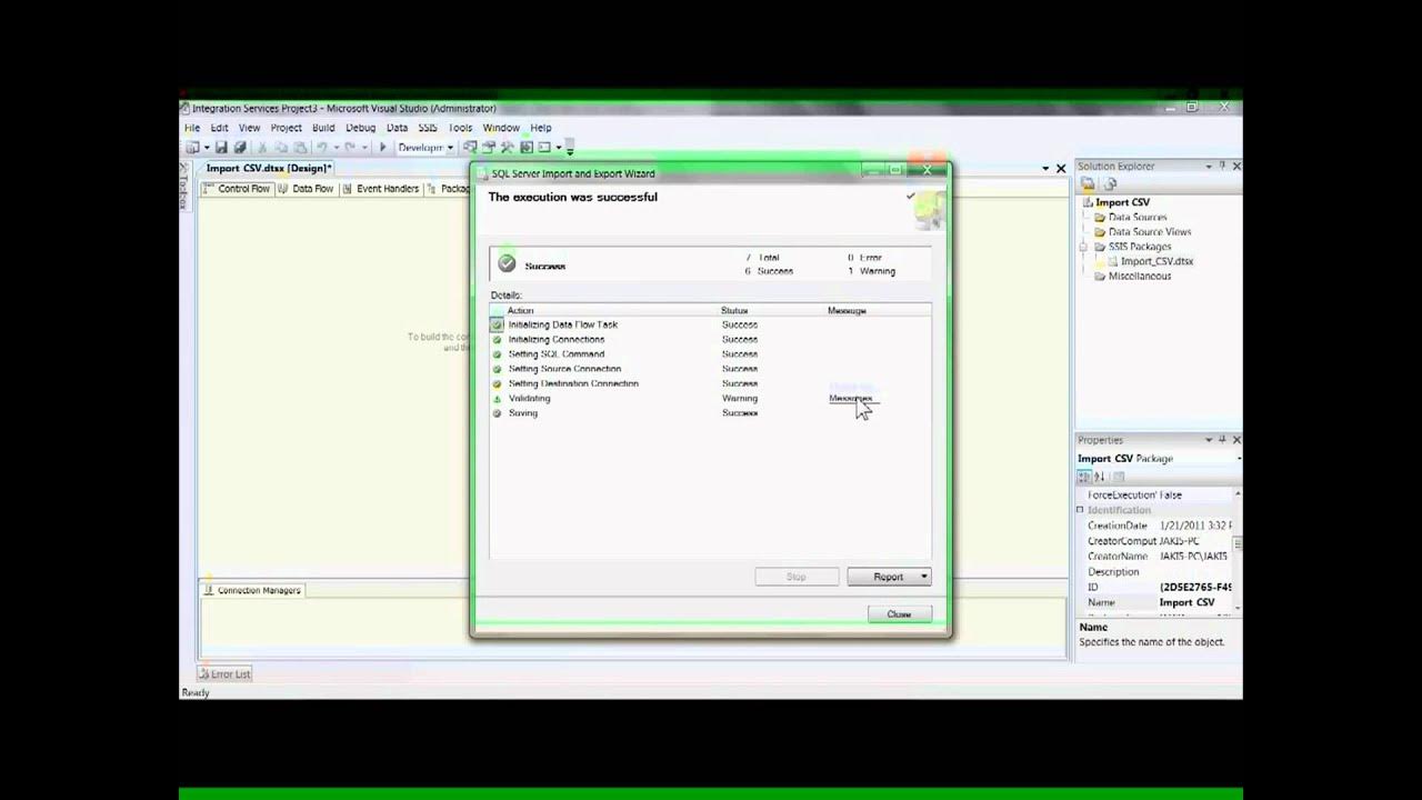 Create SQL Server BIDS SSIS Packages Automatically - YouTube