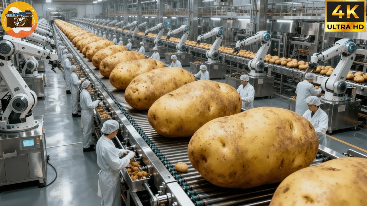 Inside a Modern Potato Chip Plant: From Raw Potatoes to Crispy Salted ...