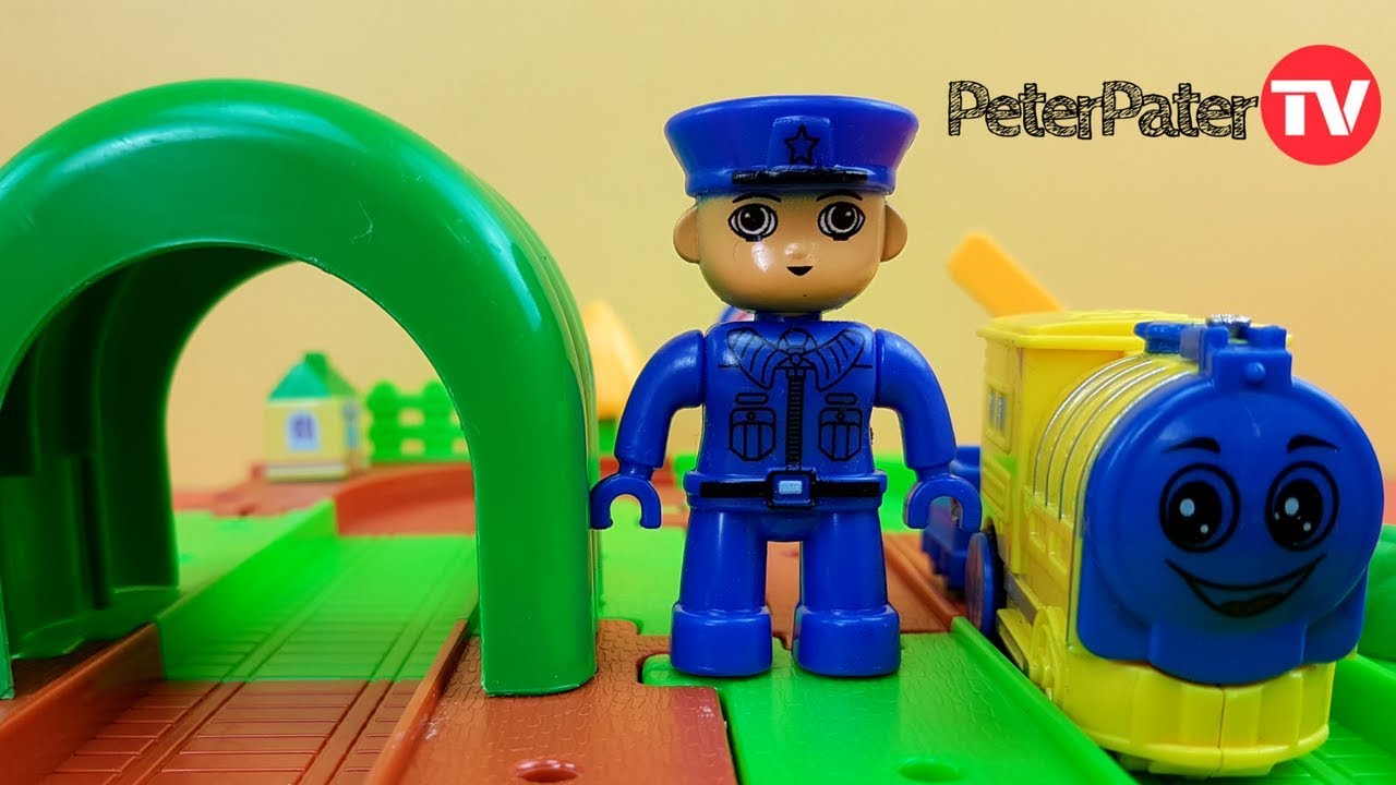 Happy Commander Intelligent Rail Train Set Family Game Video for Kids ...