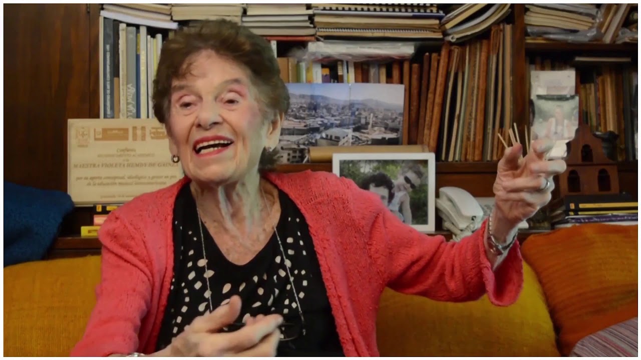 Violeta Hemsy de Gainza (4° Encuentro de Música y Educación. MOMUSI ...