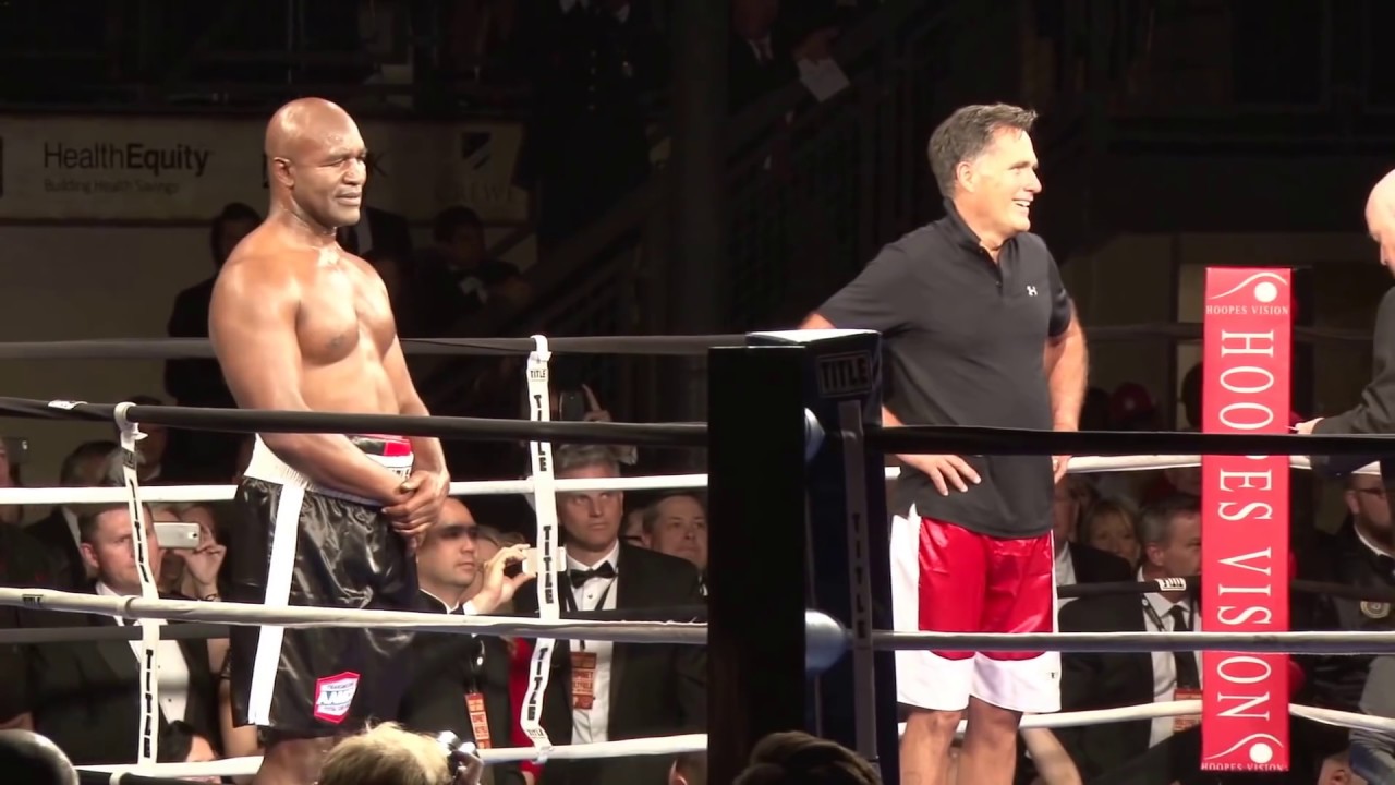 Mitt Romney vs. Evander Holyfield - ENTIRE FIGHT - YouTube