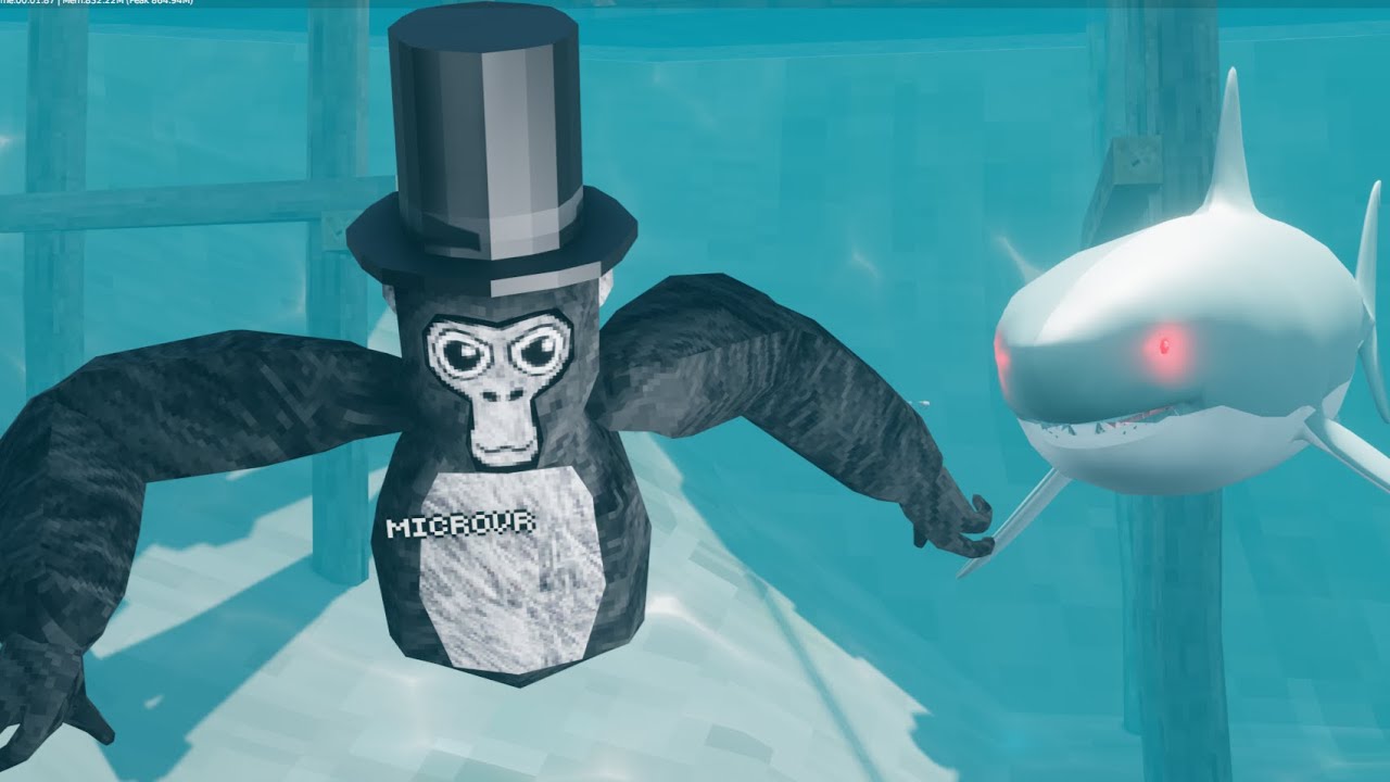 Gorilla Tag added SHARKS?!?! - YouTube