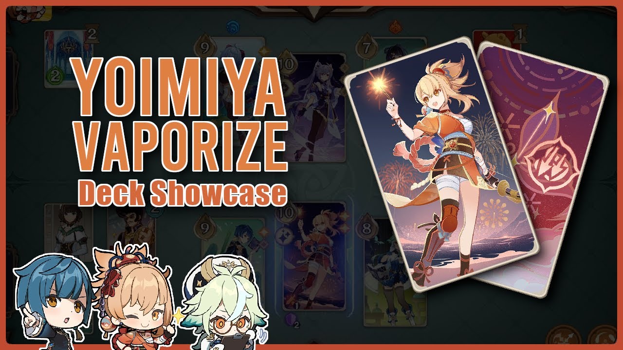 Yoimiya Vaporize Deck | Genshin Impact TCG - YouTube