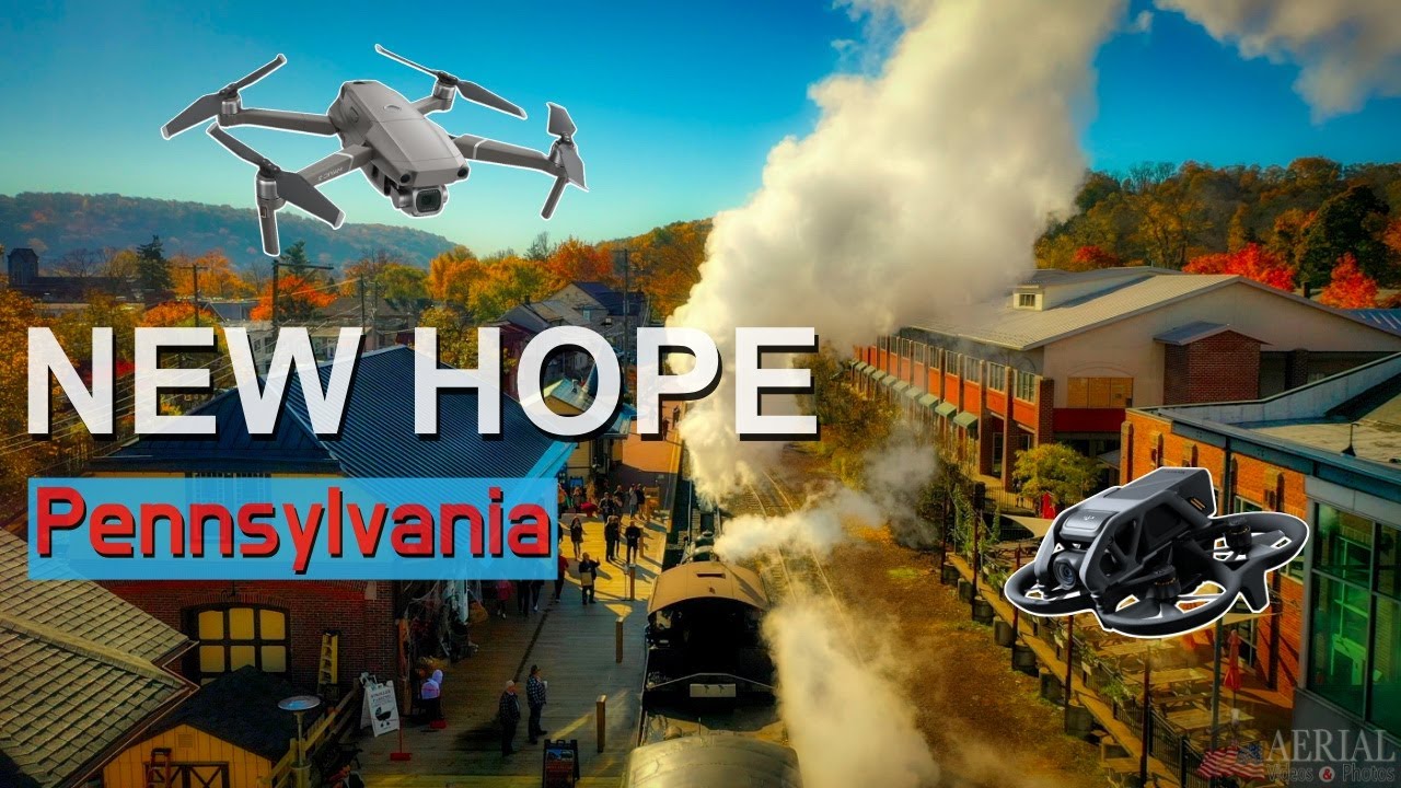 A day trip to the town of New Hope Pennsylvania - YouTube