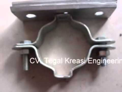 Clamp Tiang Fiber Optik - YouTube