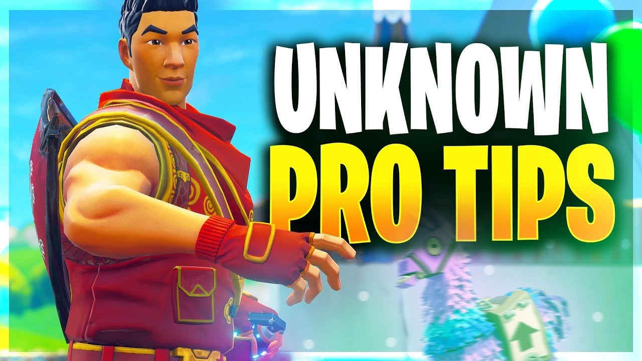 NEW PRO TIPS YOU NEED TO KNOW!! (Fortnite Battle Royale) - YouTube